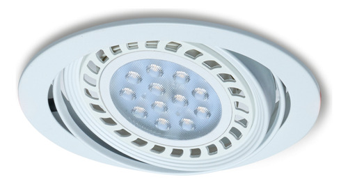 Embutido Movil Aluminio Circular Lampara Ar111 Gu10 Led - ELECTROSUR S.R.L.